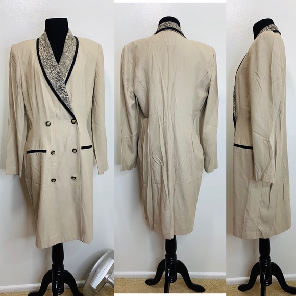 Danny & Nicole | Jackets & Coats | Danny Nicole Blazers Animal Neck ...